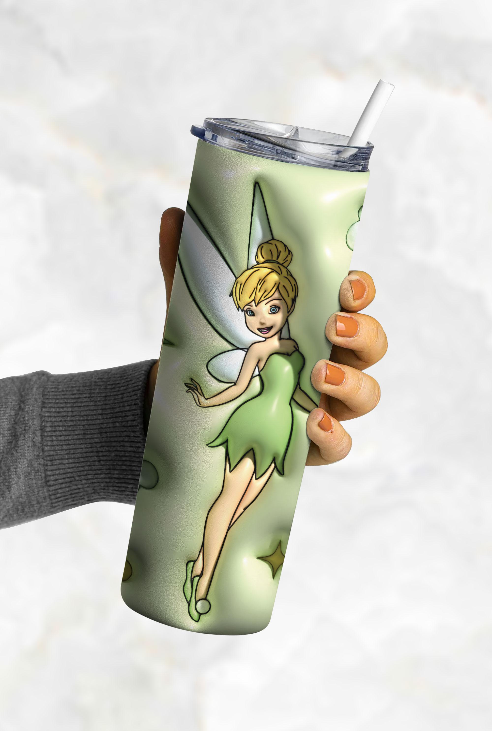 Tinker Bell Inflated Tumbler Wrap PNG, Disneyland Characters Inflated ...