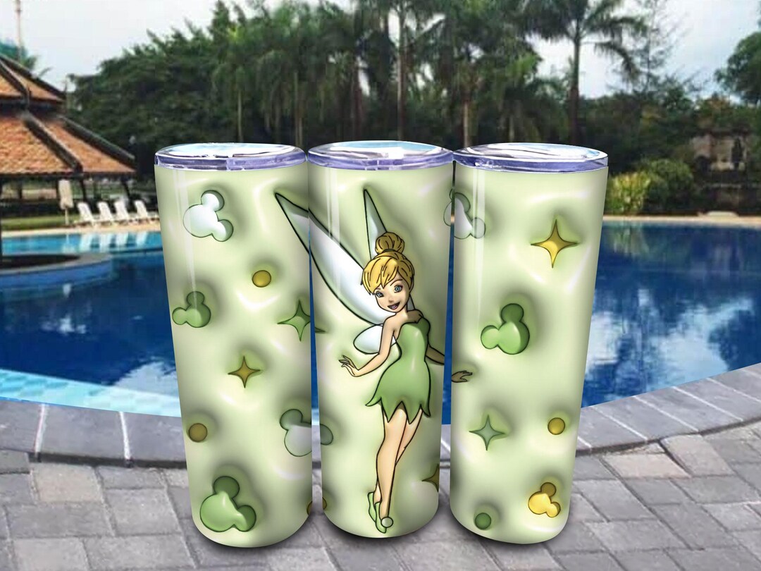 Tinker Bell Inflated Tumbler Wrap PNG, Disneyland Characters Inflated ...