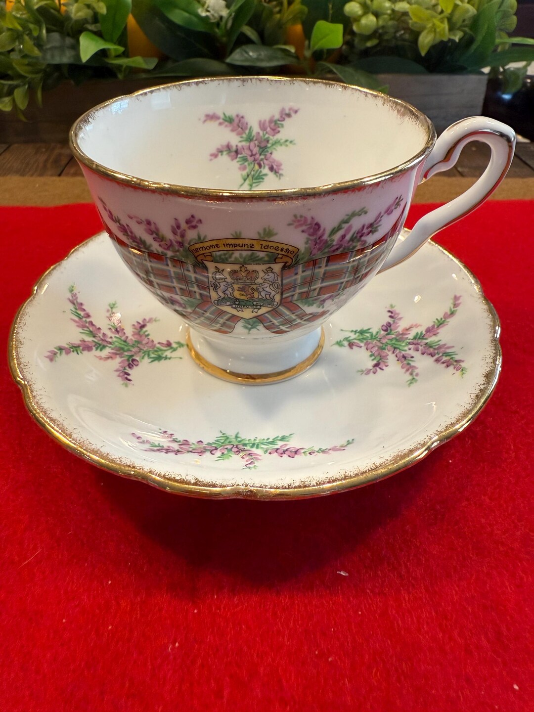 Vintage Royal Stafford Tartan Series Royal Stuart Tea Cup and Saucer ...