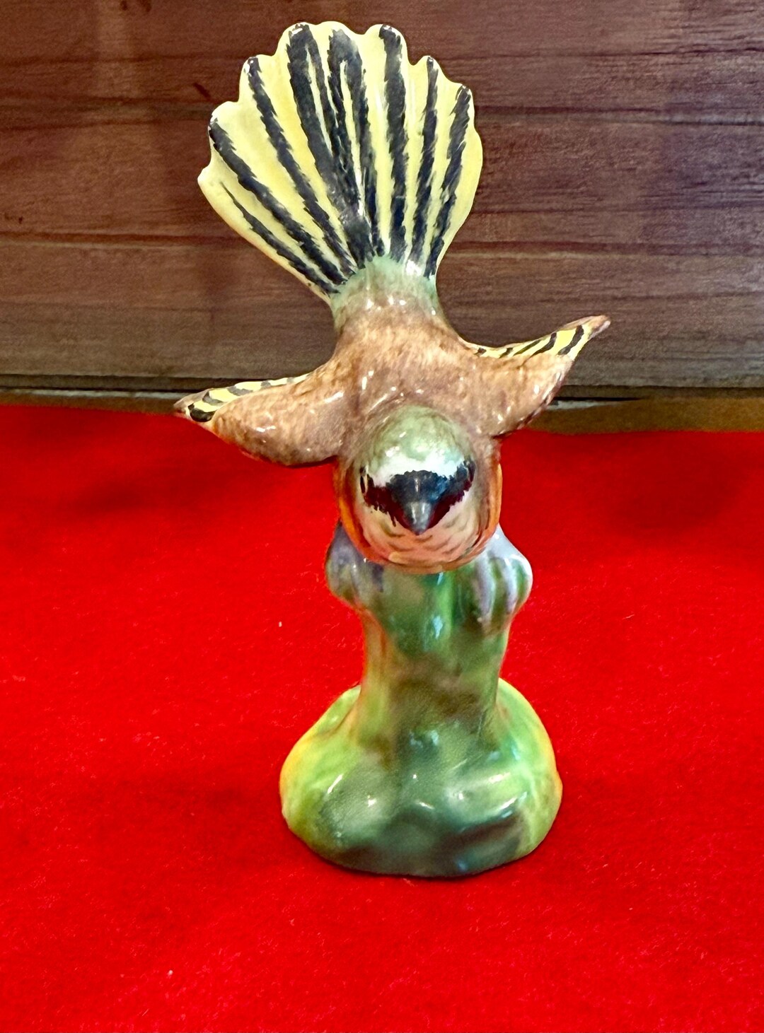 Vintage Crowne Staffordshire Porcelain Flycatcher Figure Made in ...