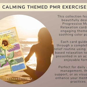 Progressive Muscle Relaxation (PMR) Themed Exercise Cards, Coping Skill ...