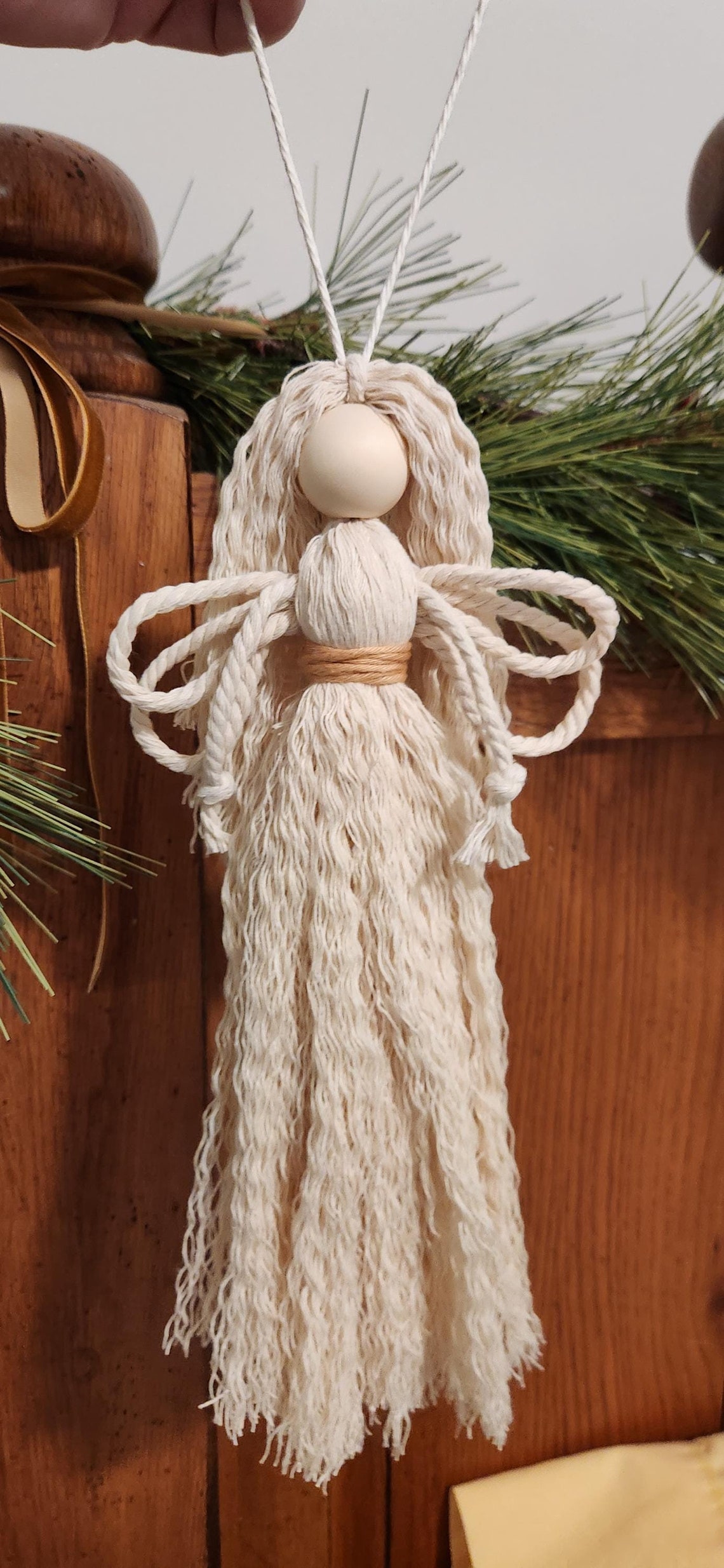 Macrame Angel - Etsy