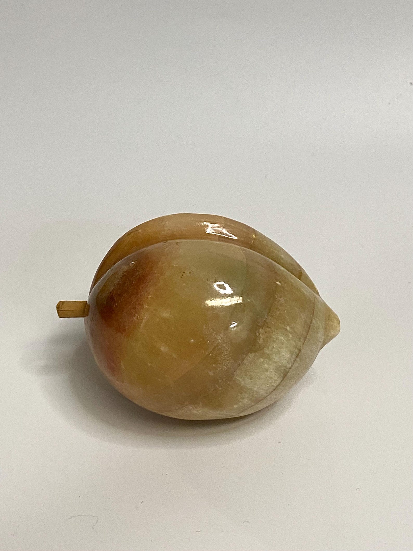 Vintage Hand-carved Alabaster Stone Fruit Set | Authentic Mexican ...