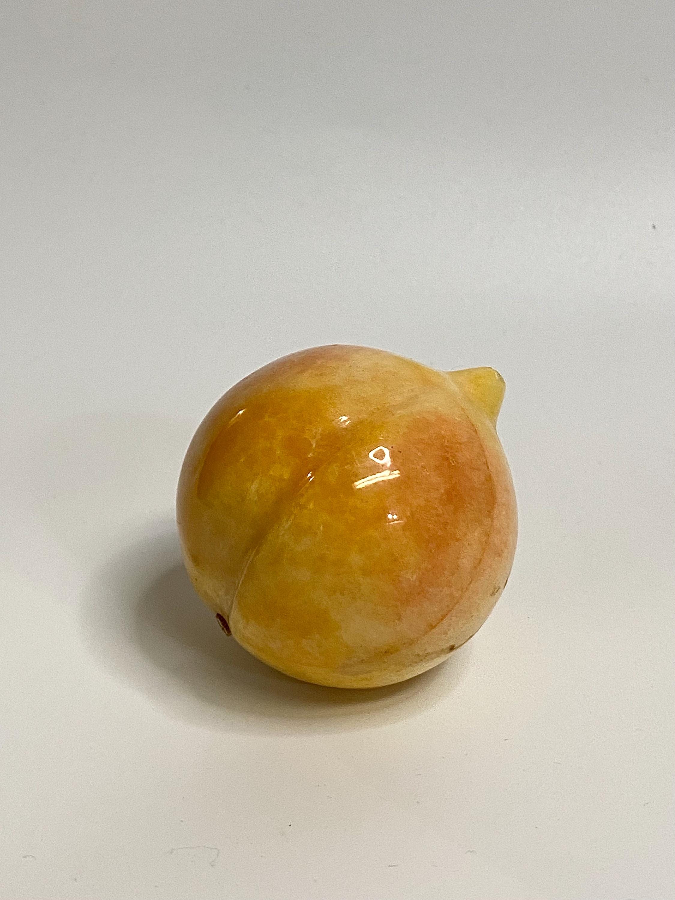 Vintage Hand-carved Alabaster Stone Fruit | Authentic Mexican Artisan ...