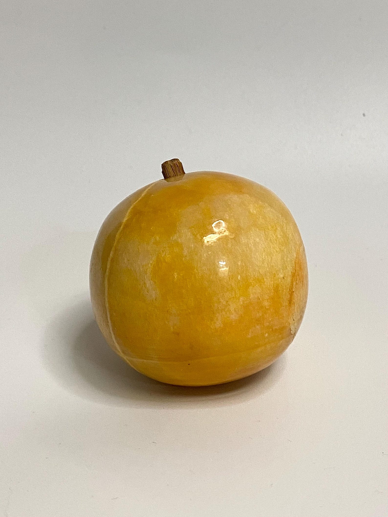 Vintage Hand-carved Alabaster Stone Fruit | Authentic Mexican Artisan ...