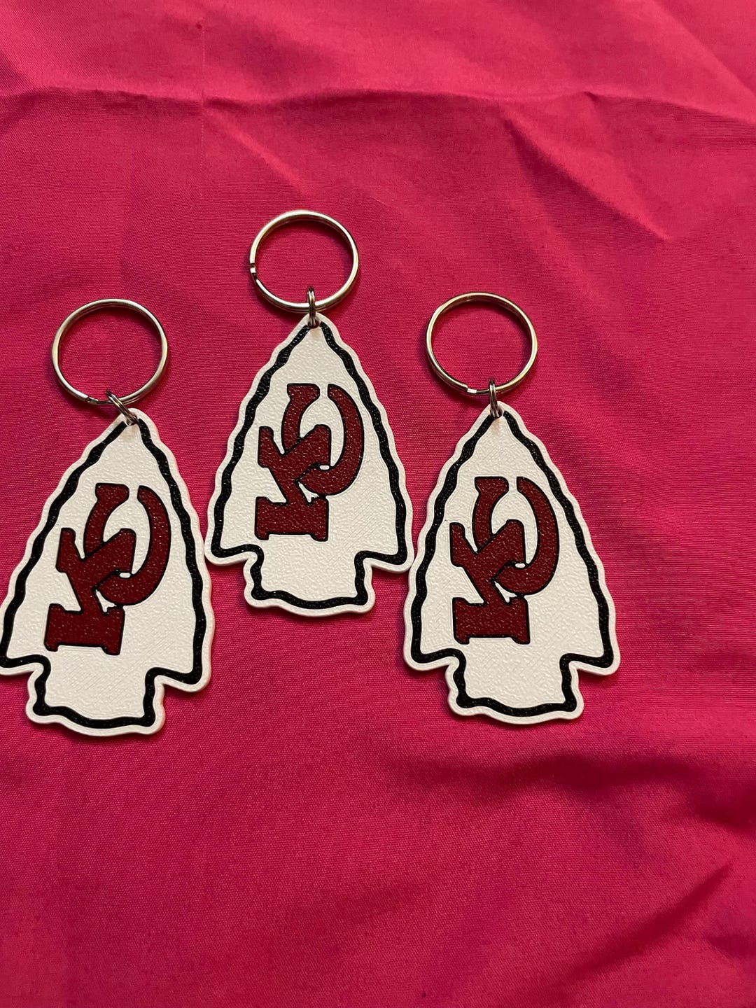 KC Chief’s Themed Keychain - Etsy