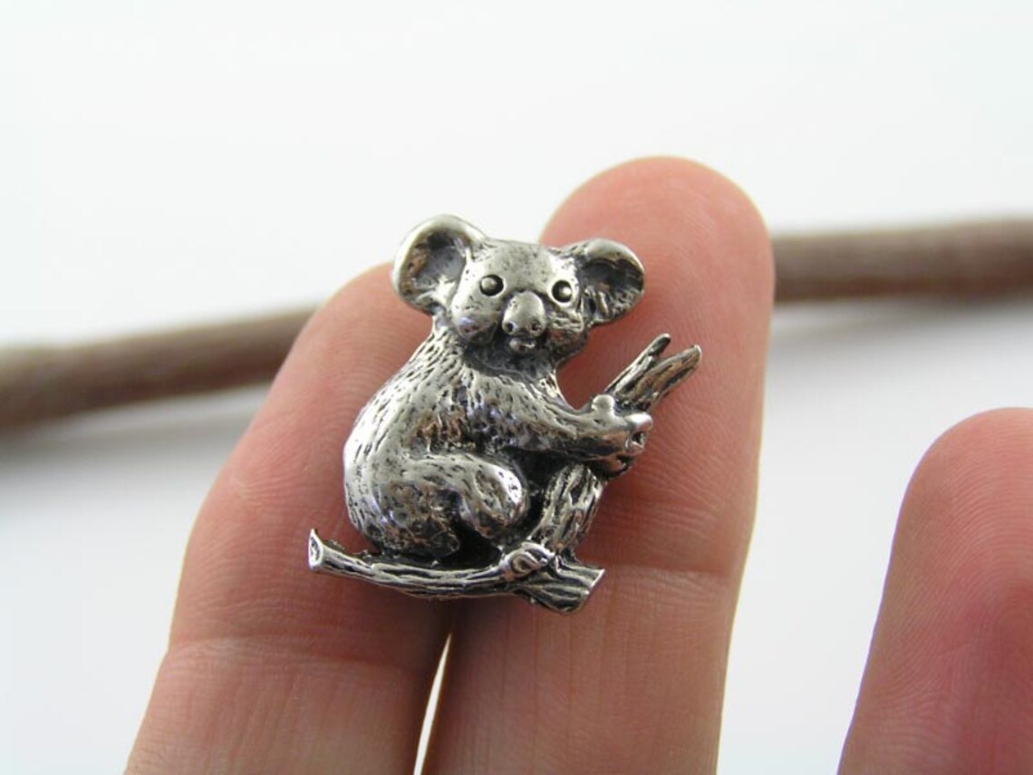 Koala Brooch Koala Pin Scarf Pin Australian Jewelry Animal | Etsy