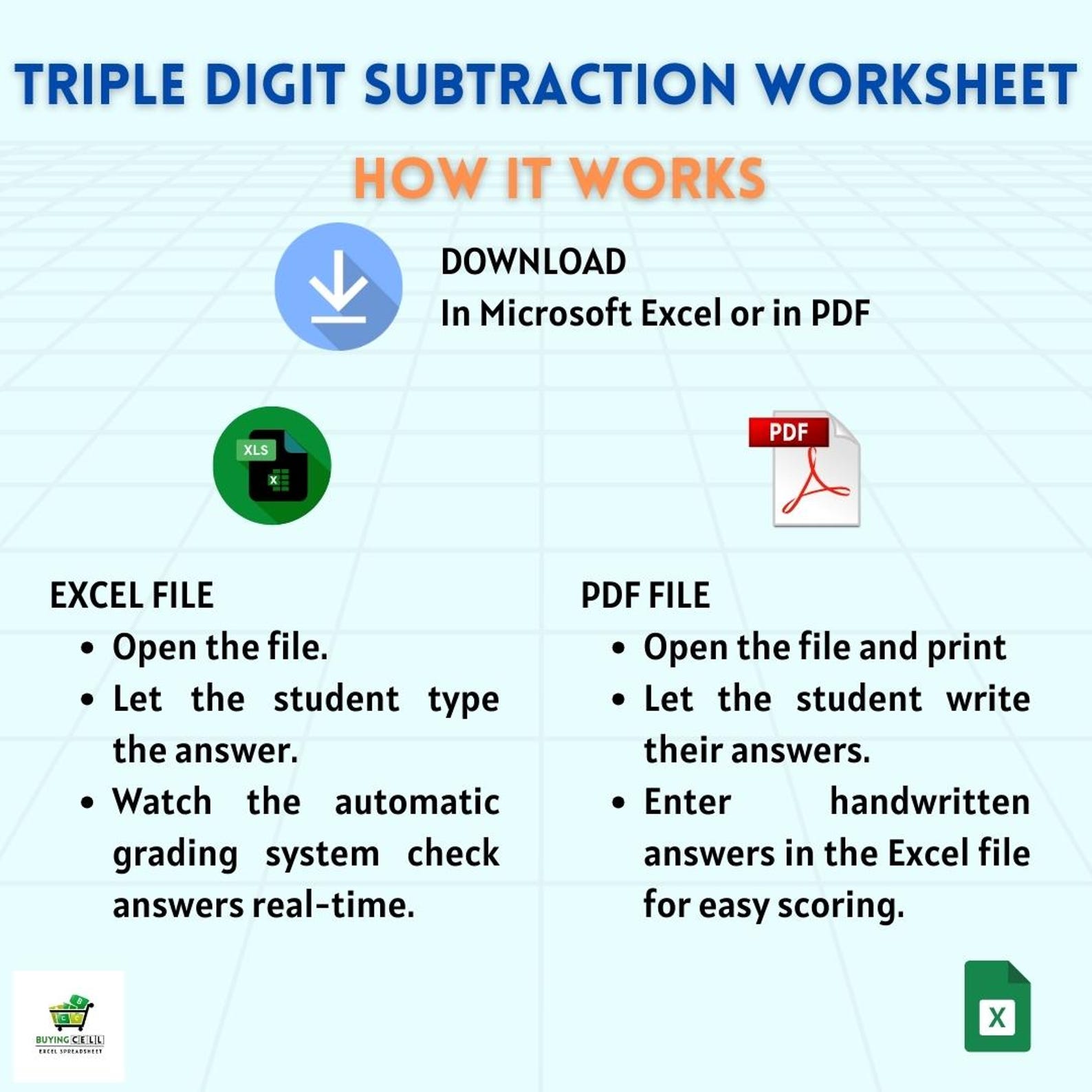 Printable Triple Digit Math Subtraction Worksheets | Homeschool ...