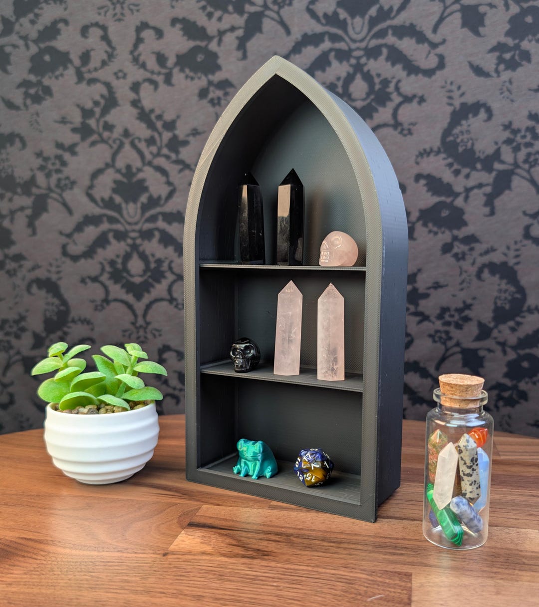 Cathedral Window Trinket Shelf - Etsy