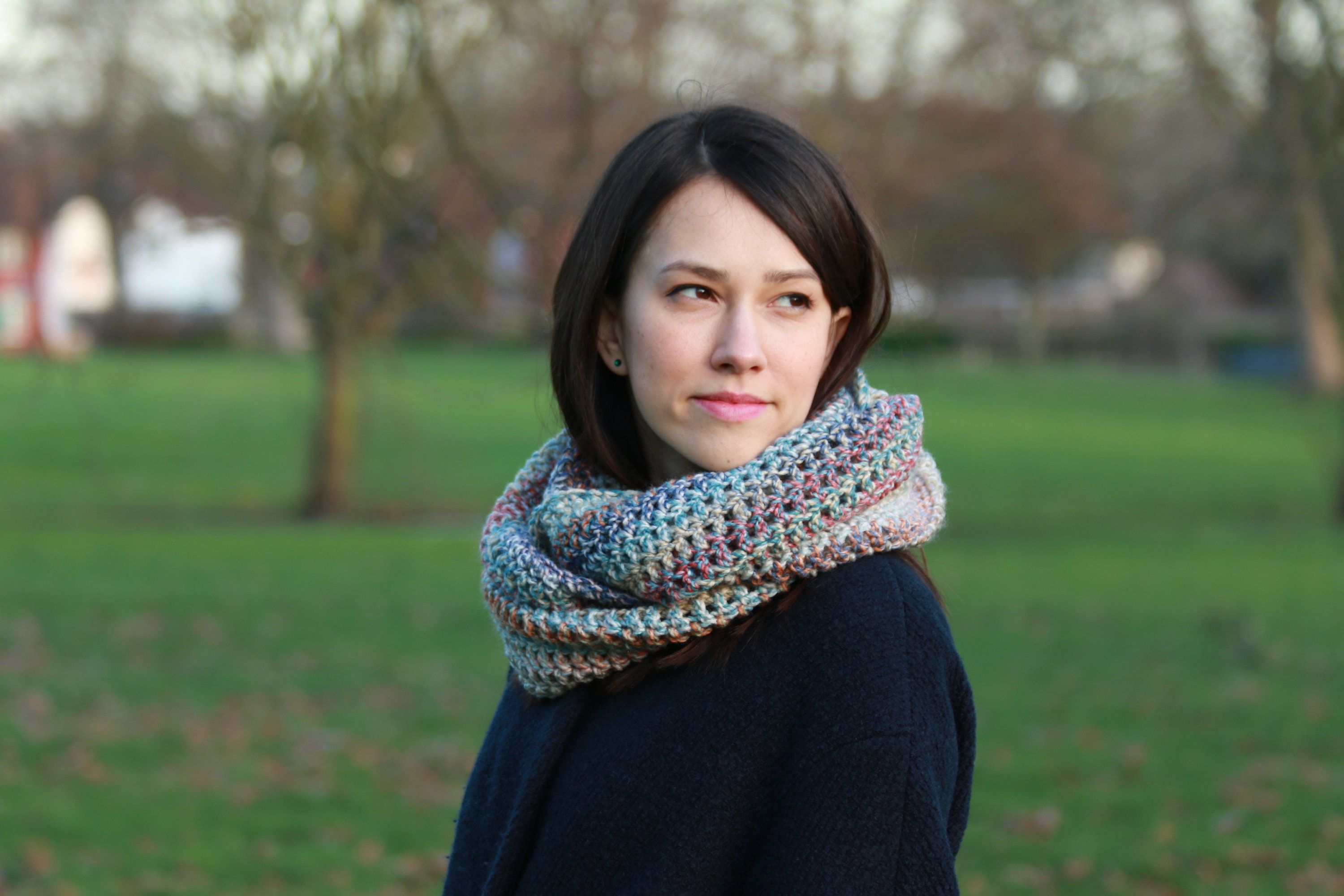 Circle Scarf, Women's Circle Scarf, Scarf for Women, Winter Scarf ...