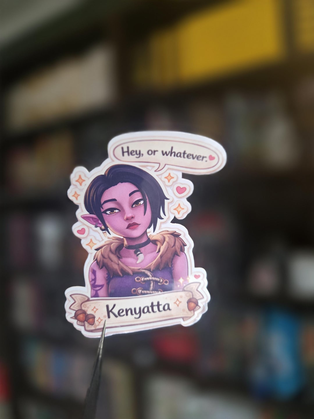 Kenyatta Palia NPC Romance Characters Video Game Waterproof Sticker for ...