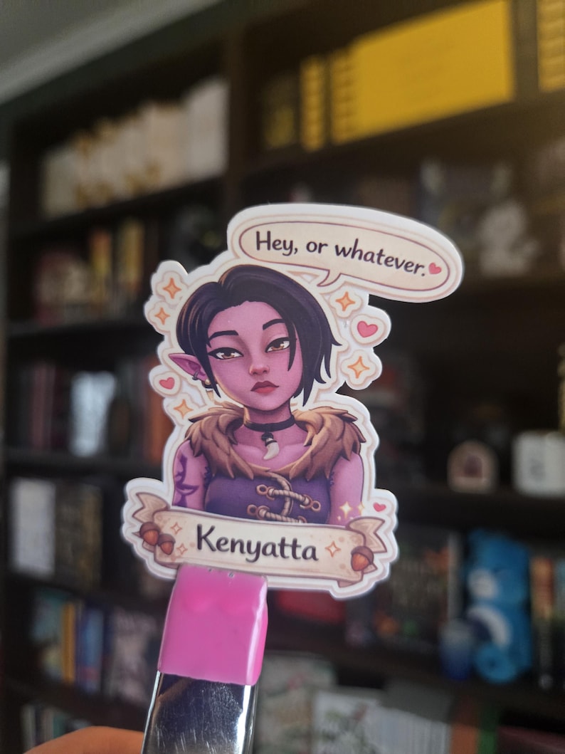 Kenyatta Palia NPC Romance Characters Video Game Waterproof Sticker for ...