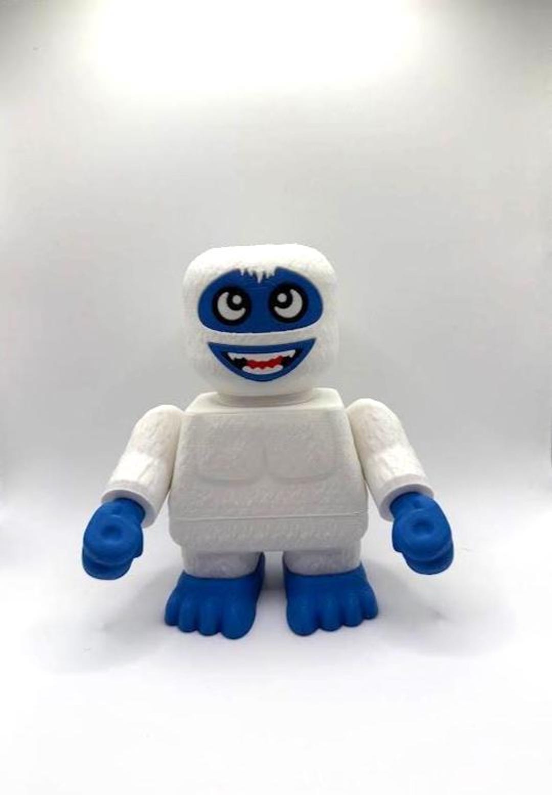 3D Printed Yeti Figurine: Chunky Winter Holiday Decor - Etsy