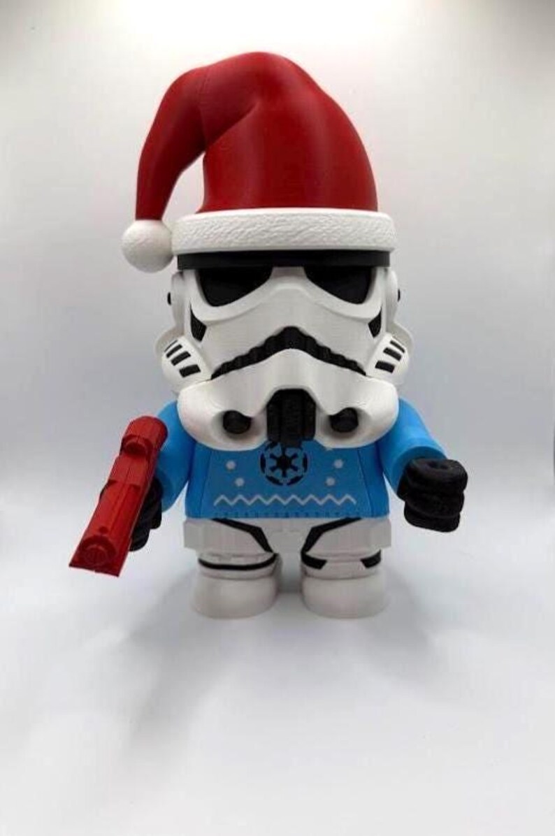 Christmas Star Wars Collectibles: 3D Printed Darth Vader & Stormtrooper ...
