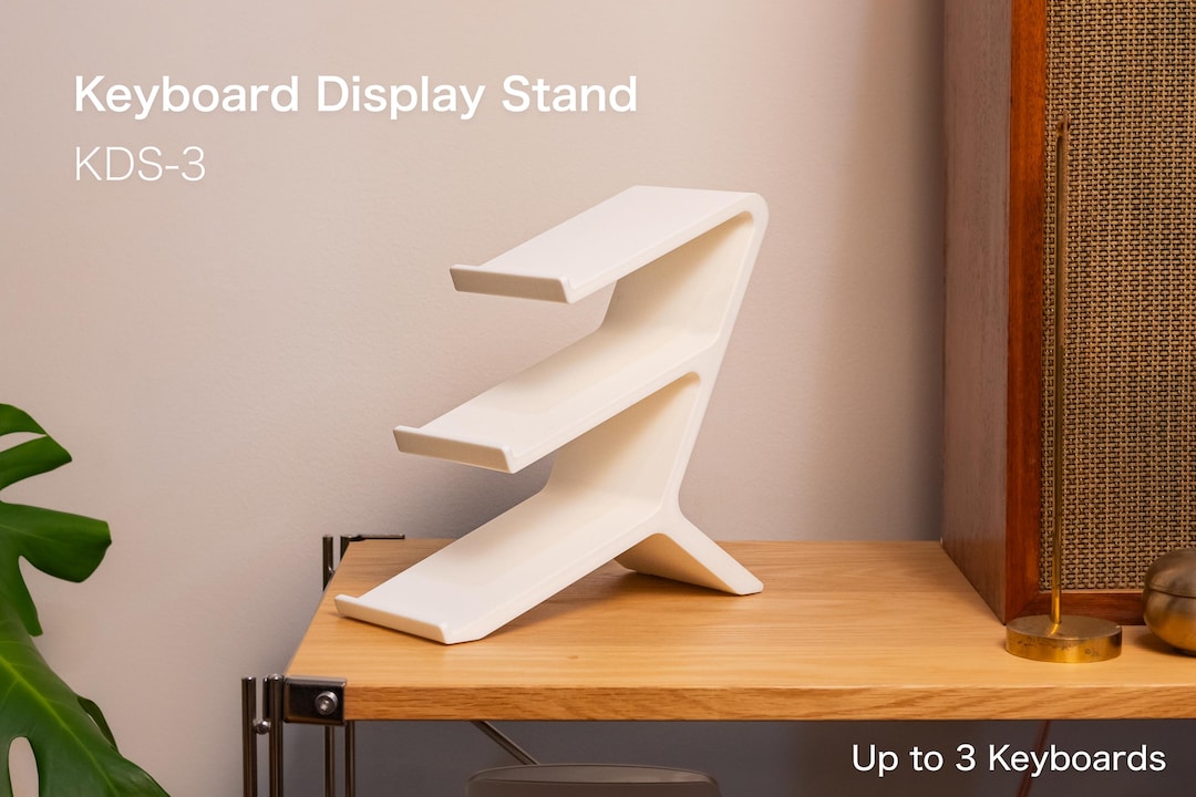 KDS-3: Keyboard Display Stand, 3 Tiers, Stable, Non-slip, Fits Most ...