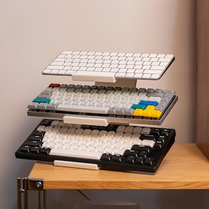 KDS-3: Keyboard Display Stand, 3 Tiers, Stable, Non-slip, Fits Most ...