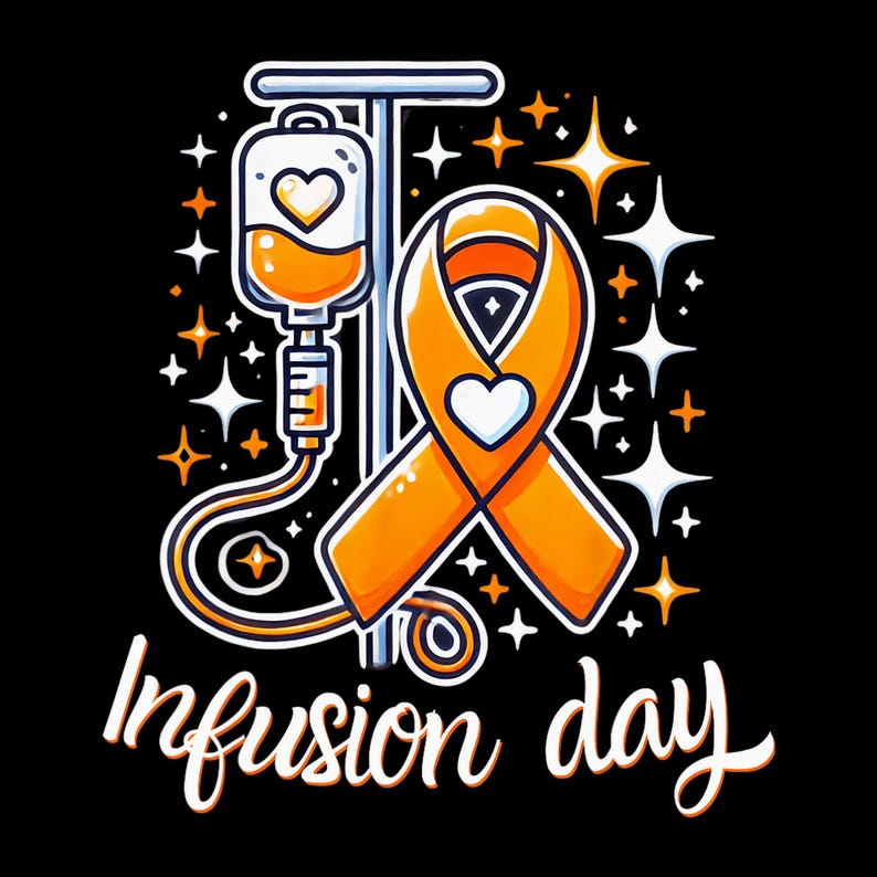 MS Infusion Day Multiple Sclerosis Awareness Ribbon Digital PNG. - Etsy