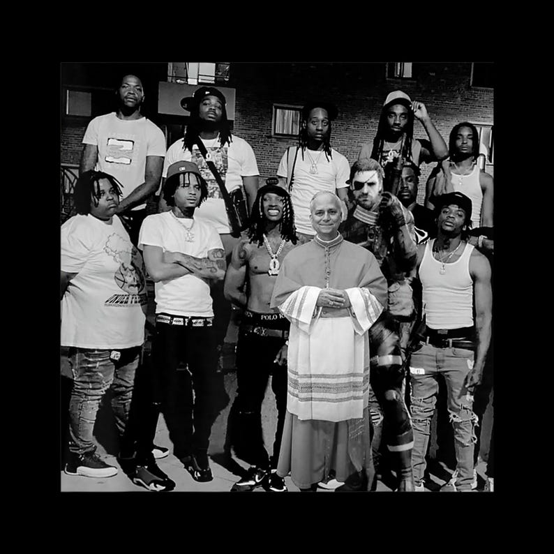 Papa León XIV de Oblock Meme Art Digital Png, Descarga PNG instantánea, Ideal para regalos ...