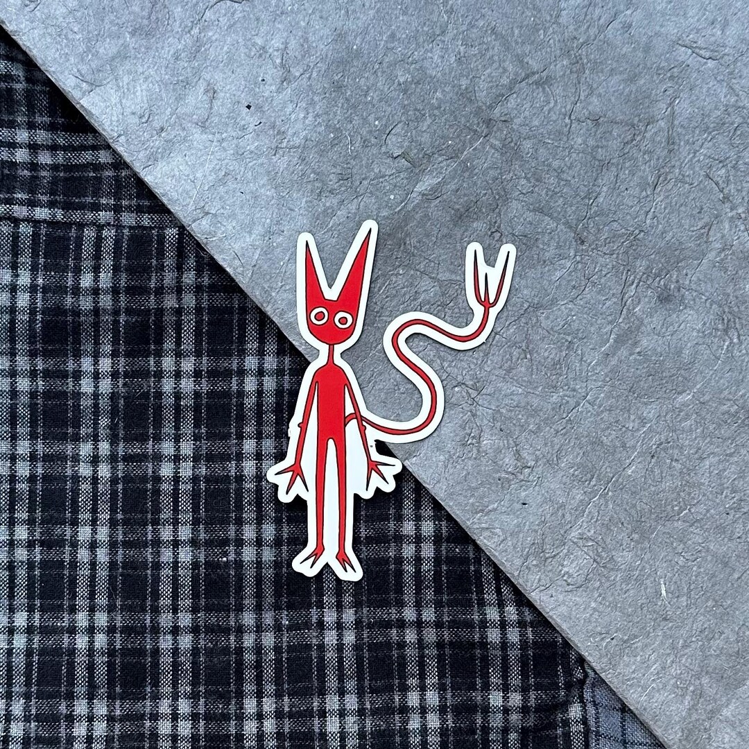 Red Devil Sticker - Etsy