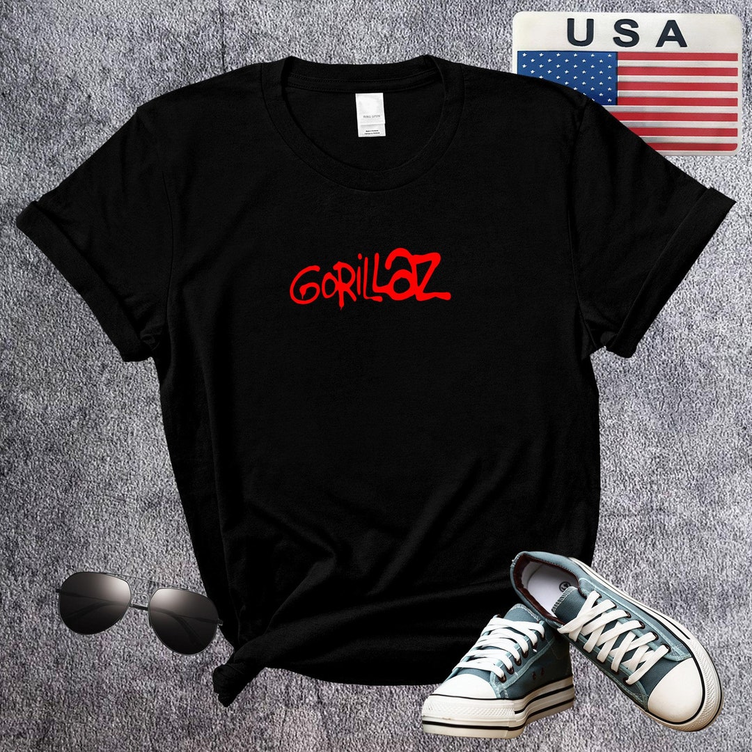 Gorillaz Merch Gorillaz Spray Logo T-shirts Sweatshirt - Etsy