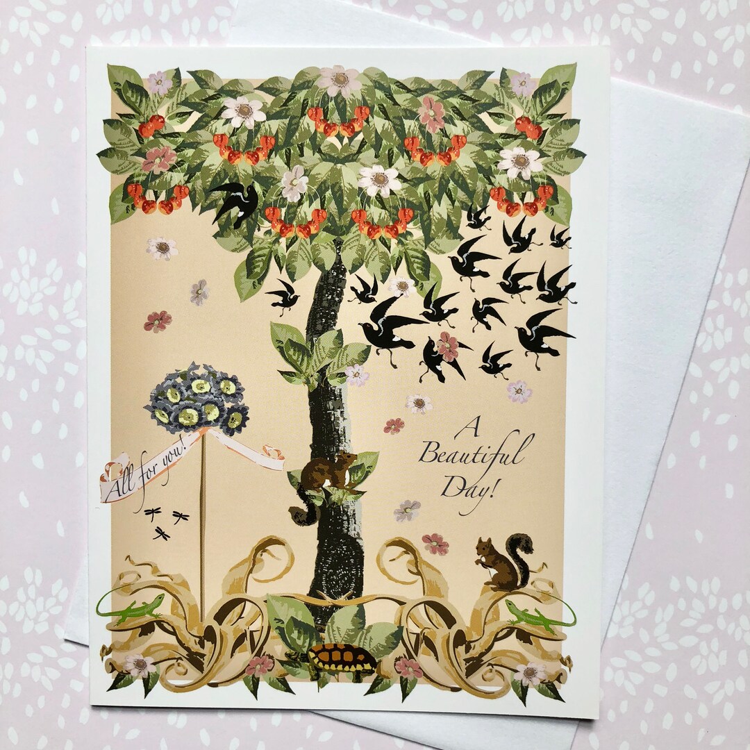 Greeting Card A Beautiful Day - Etsy