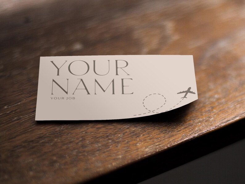 Almost Completely FREE Editable Aviation Themed Business Card Template ...