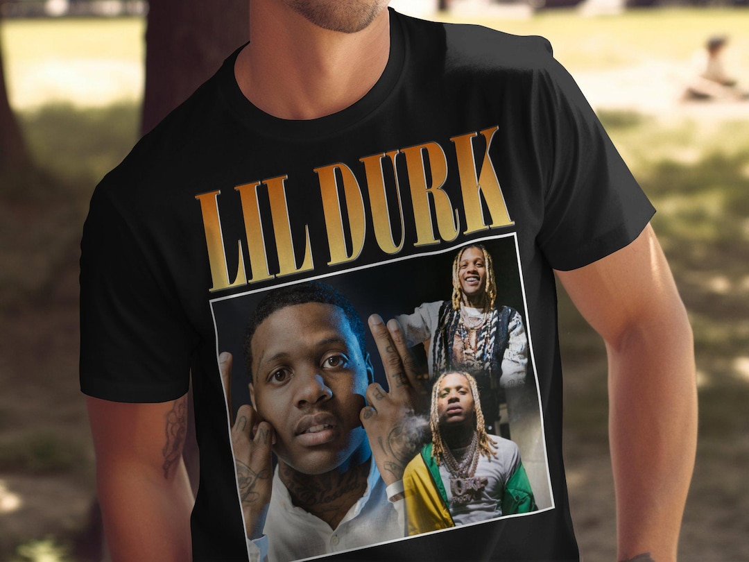 Lil Durk Photo Collage Tee Hoodie, Rapper Fan Art Clothing, Unique ...