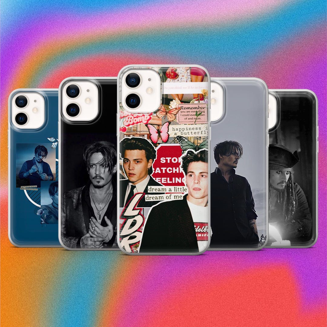 Johnny Depp Phone Case Jack Sparrow Cover for iPhone 17, 17pro, 16, 15 ...