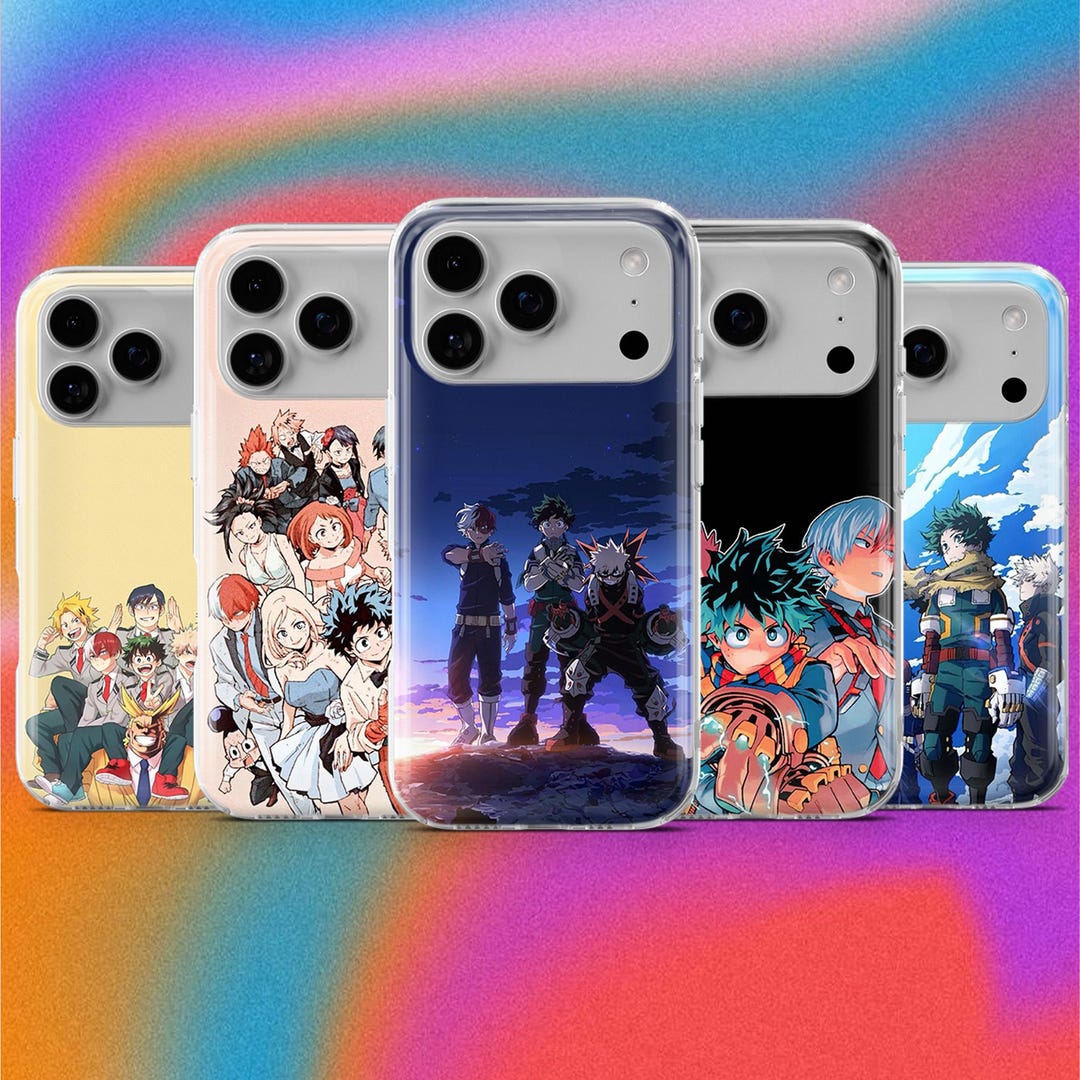 My Hero Academia Phone Case Manga Cover for iPhone 17, 17pro, 16, 15 ...