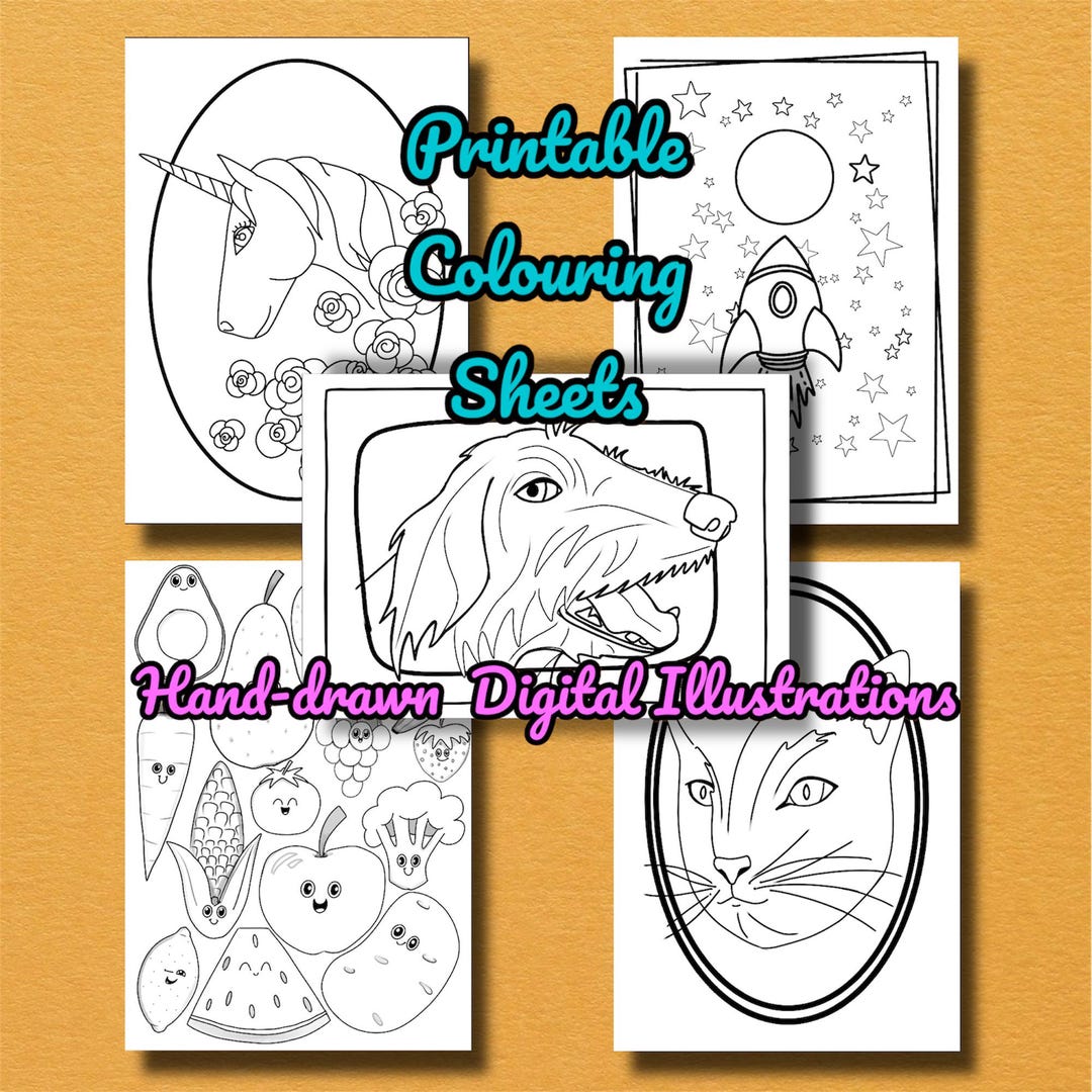 Printable Colouring in Sheets for Kids. Printable Coloring Sheets for ...