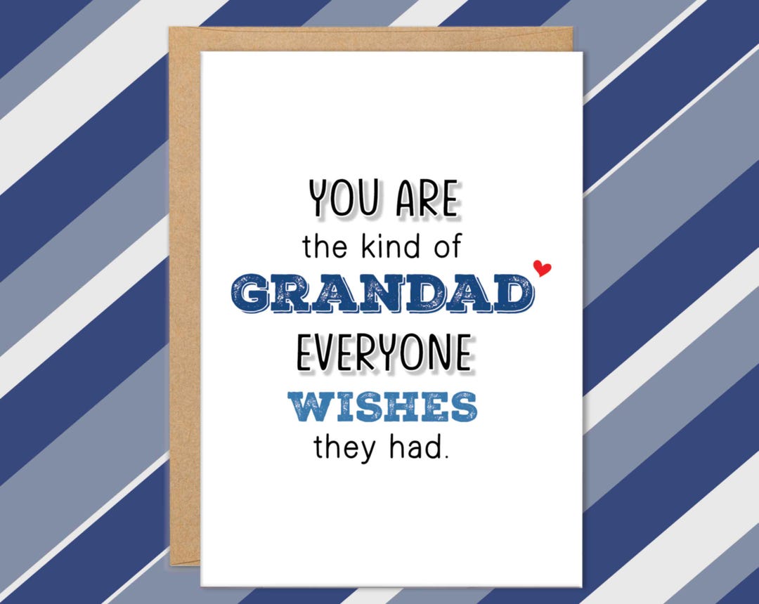Best Grandad Cards, Father's Day Cards for Grandad, Best Grandad Card ...