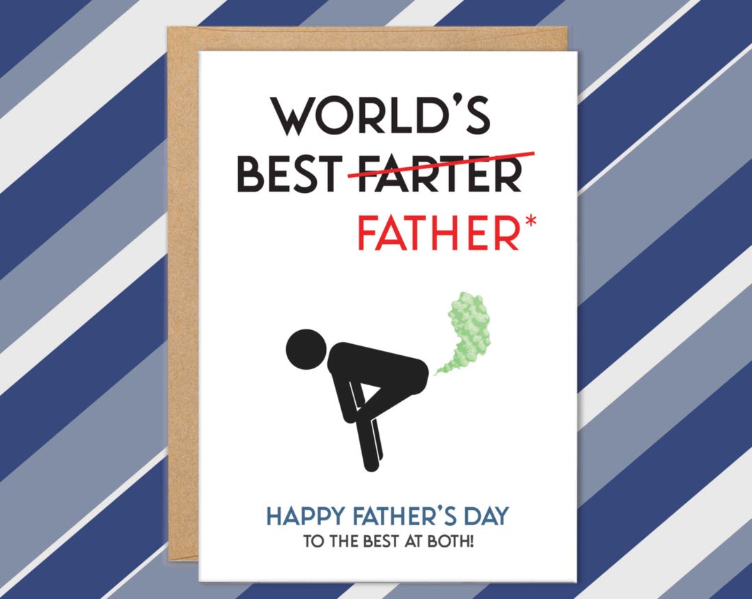 Funny Father's Day Cards, Best Farter Card, Funny Cards for Dad, Gifts ...