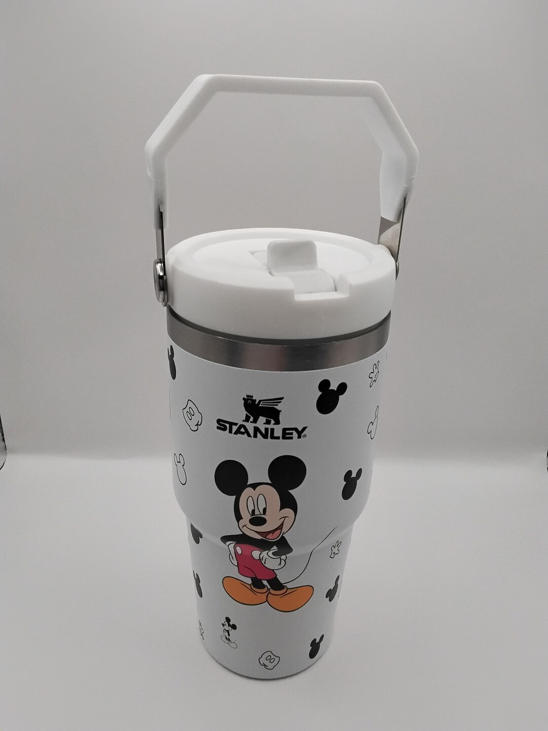 White Mickey Mouse Stanley Tumber 20oz - Etsy