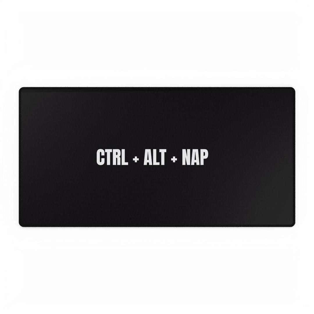 Gaming Desk Mat - CTRL ALT NAP - Perfect for Home Office, Gamer Accessories, Gifts for Tech ...