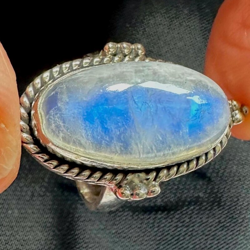 Moonstone Ring - Etsy