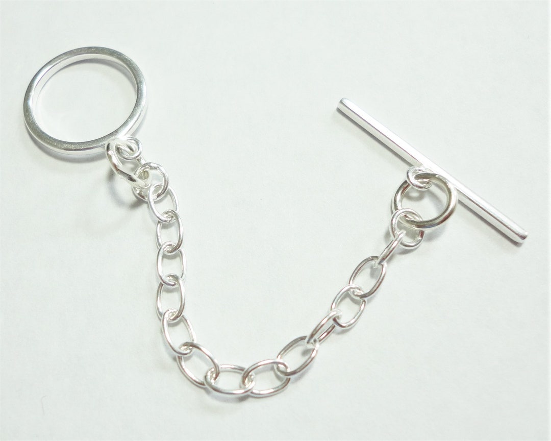 Sterling Silver Necklace Extender: 3