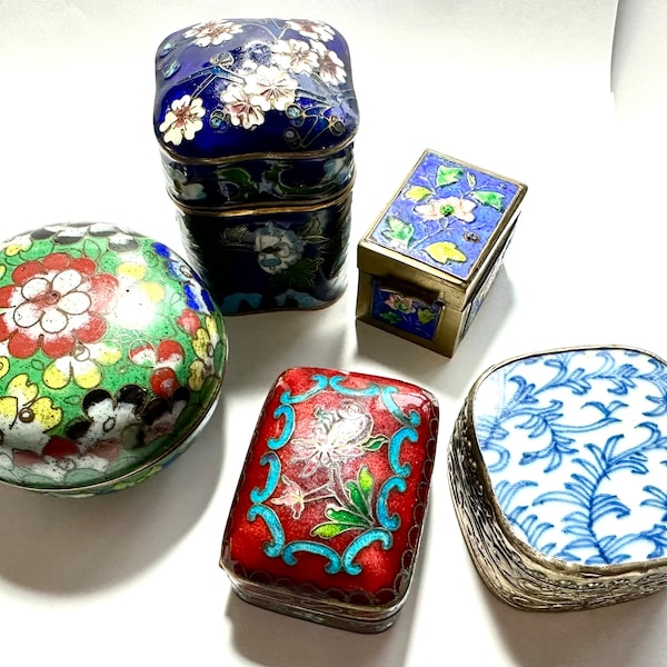 Cloisonne Box - Etsy