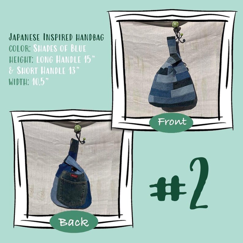 Upcycled Denim Bag - Etsy