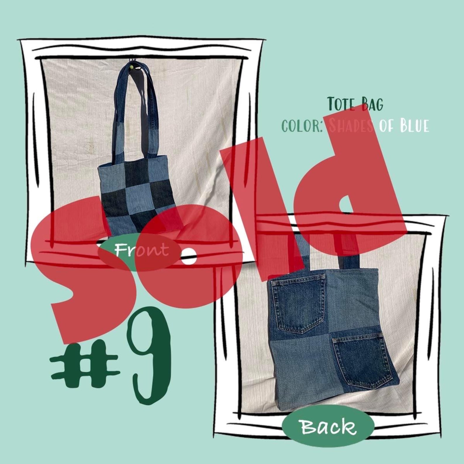 Upcycled Denim Bag - Etsy