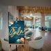 Gala Night Teal and Gold Welcome Sign Corporate Gala Dinner Signage ...