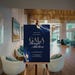 Gala Night Welcome Sign Navy Blue and Gold Benefit Auction Dinner ...