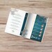 Gala Auction Corporate Event Program Booklet Teal Purple and Gold ...