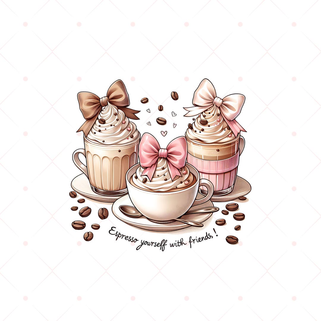 Coffee Coquette PNG, Cute Coffee Shirt Designs, Coquette Coffee ...