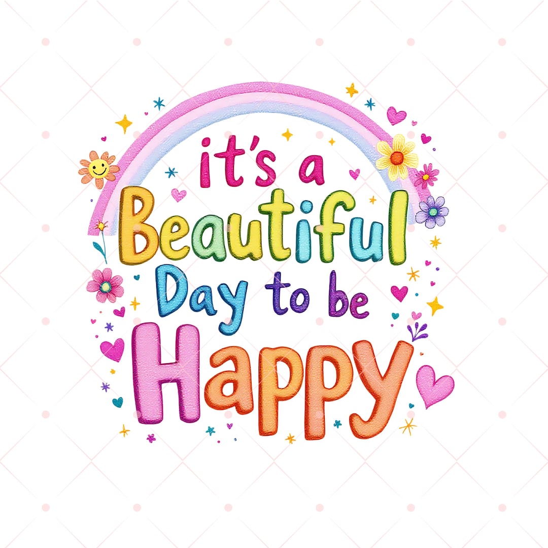 It’s a Good Day to Be Happy PNG, Inspirational Mental Health Boho PNG ...