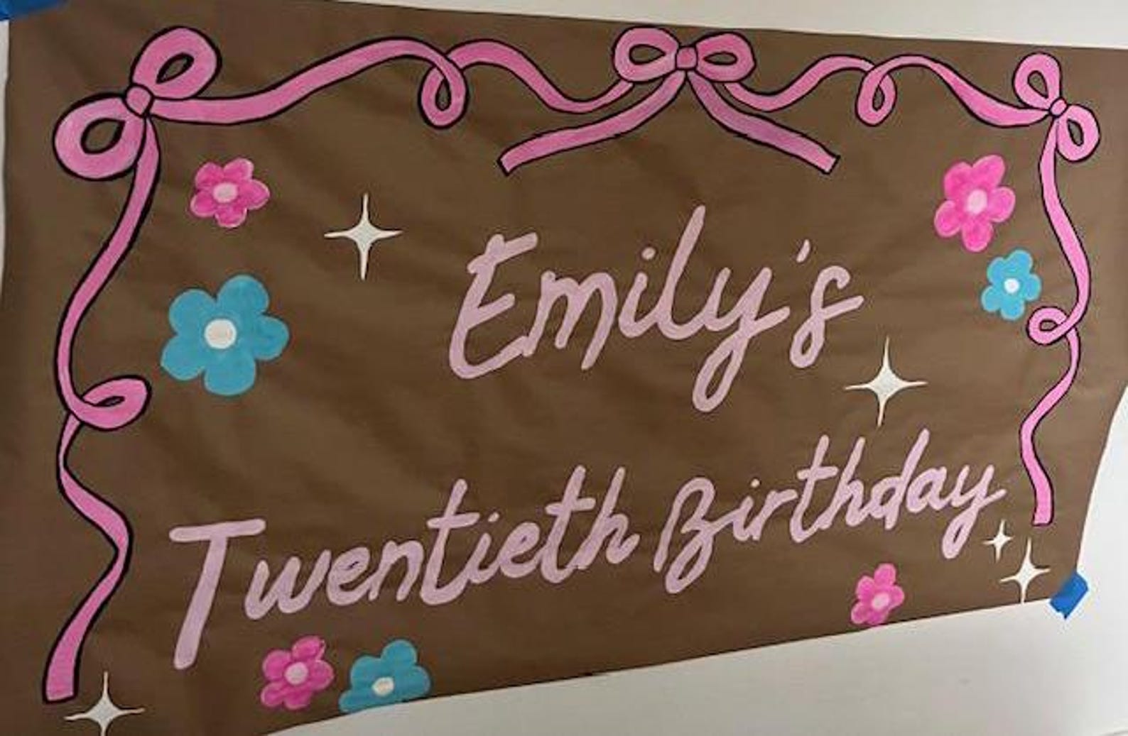 Custom Hand-painted Banner | Personalized Birthday Banner | Unique ...
