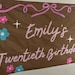 Custom Hand-painted Banner | Personalized Birthday Banner | Unique ...
