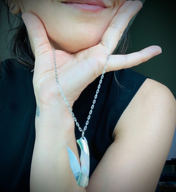 Hidden Knife Necklace