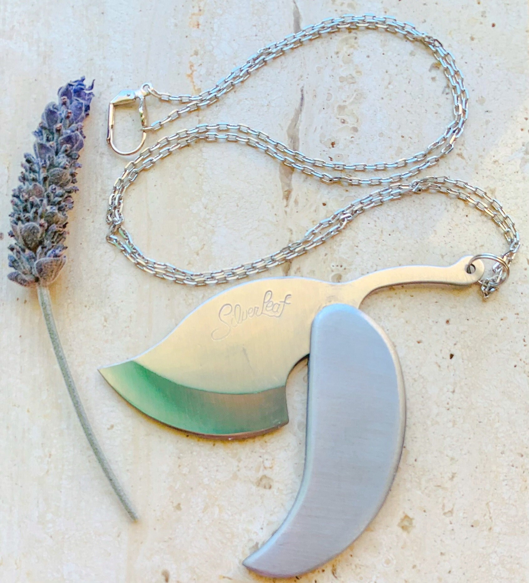 Knife Necklace, Pocket Knife Necklace, Hidden Blade, Hidden Knife, Leaf ...