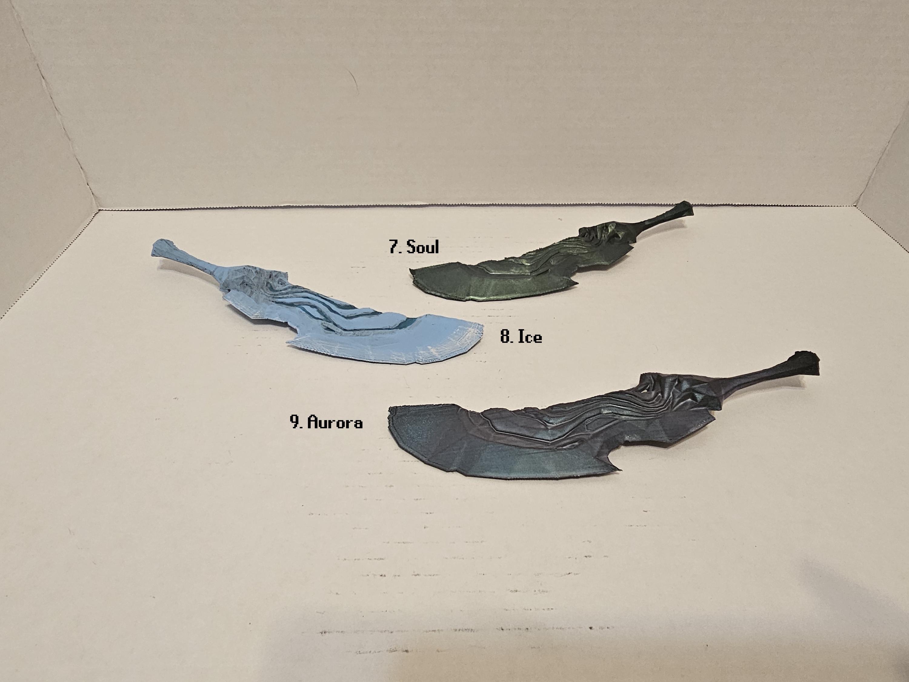 Tzkal-zuk's Ek-zekkil Sword - Solid Black & Dyed Variations - Etsy