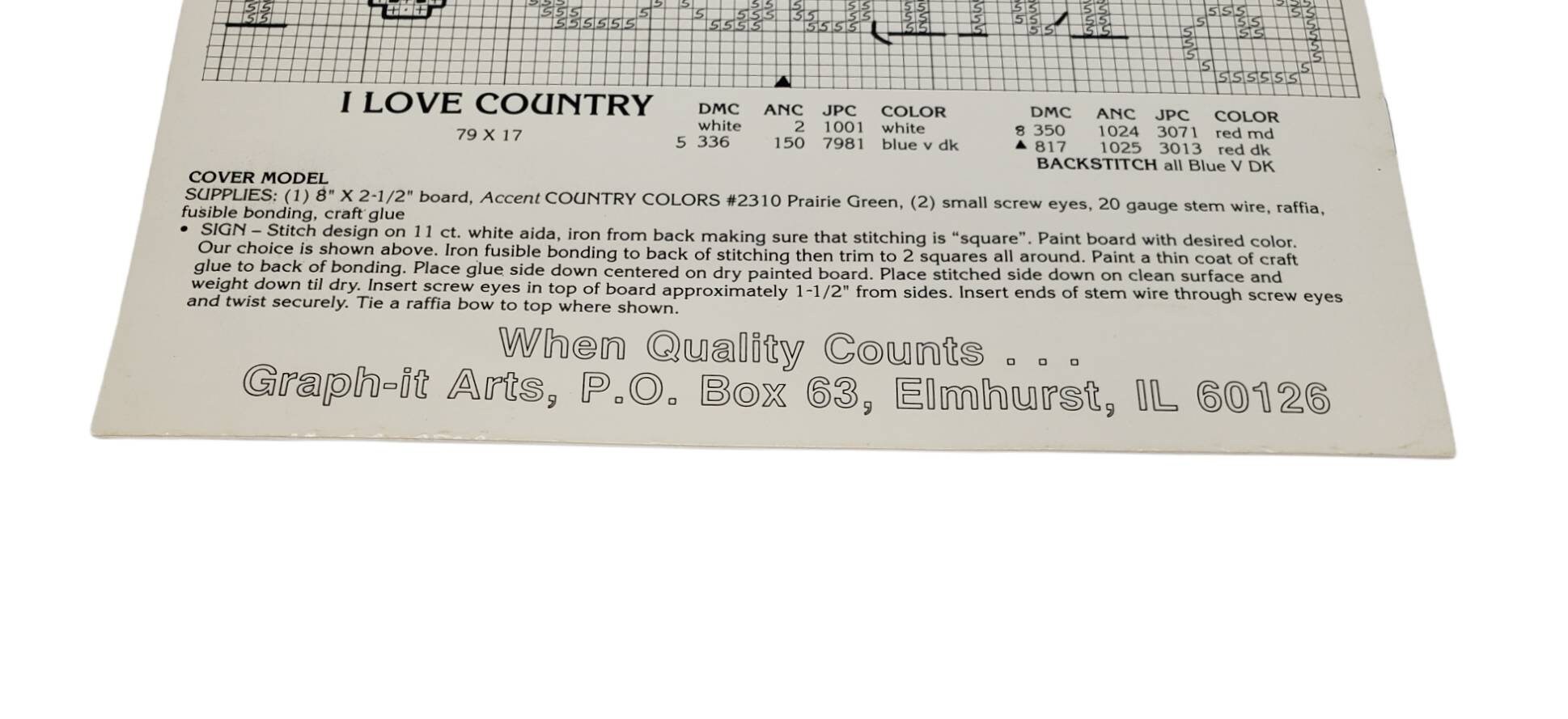 Signs of the Times Counted Cross Stitch Pattern Leaflet by - Etsy